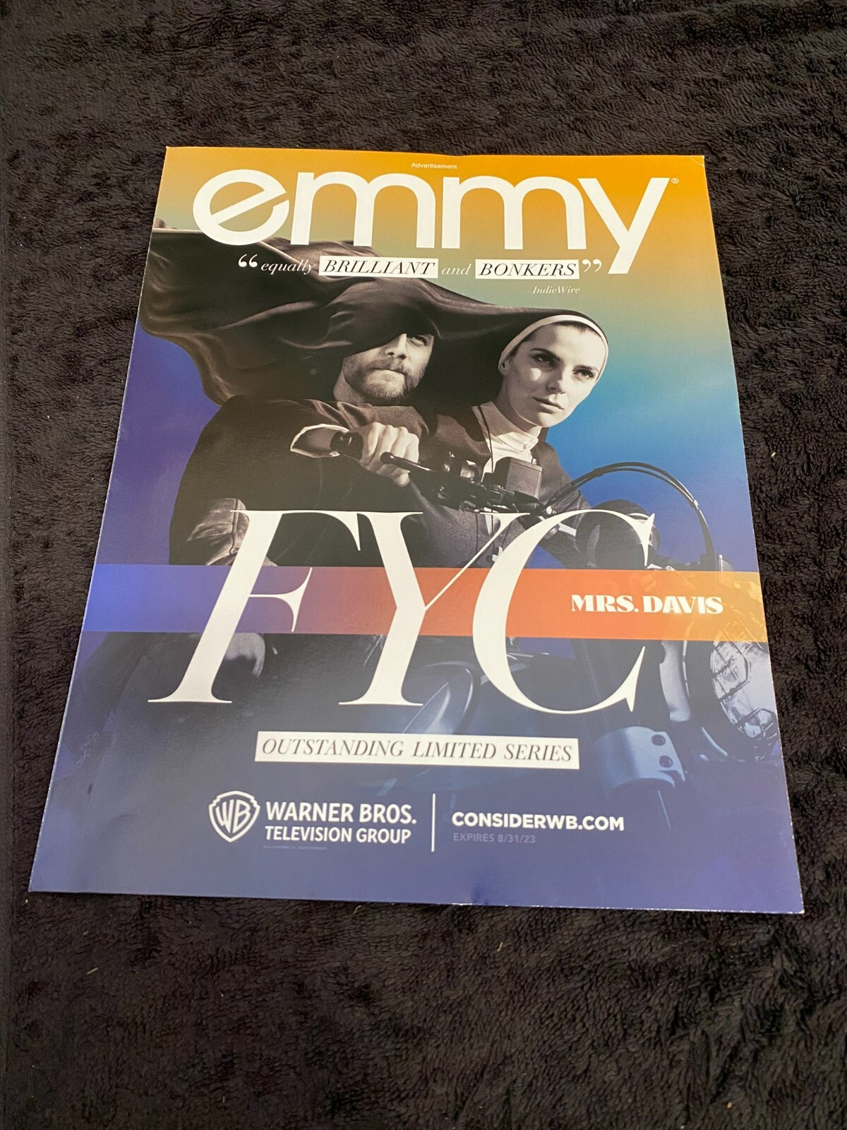 EAST NEW YORK 2023 Emmy ad with cast, Jimmy Smit & MRS. DAVIS Betty ...