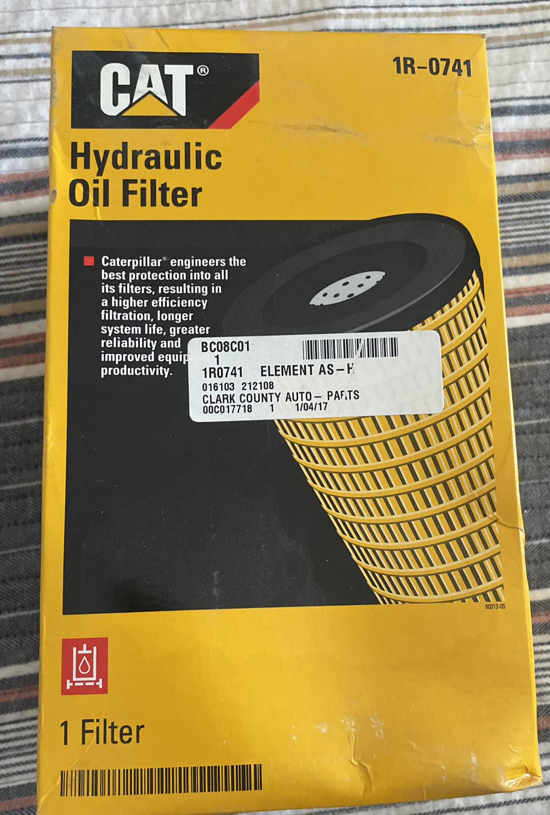 CATERPILLAR 1R0741 - cross reference oil filters | oilfilter ...