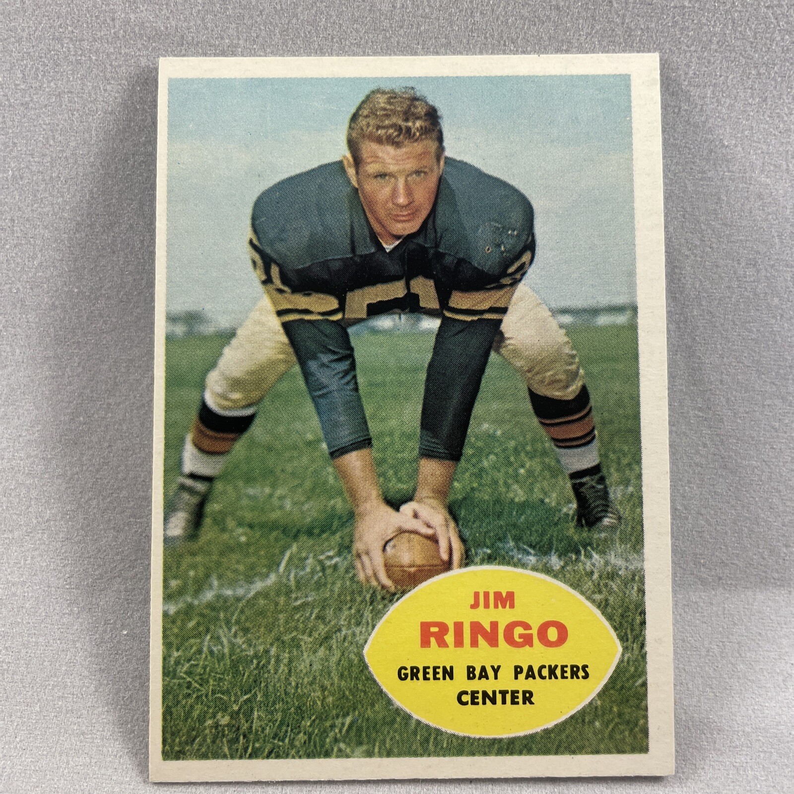 1960 Topps #57 Jim Ringo Green Bay Packers Card | eBay