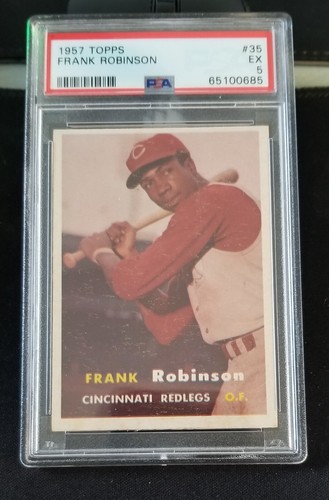 1957 Topps #35 Frank Robinson RC/Rookie HOF PSA 5 EX | eBay