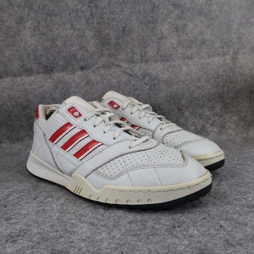 Adidas Shoes Men 8 Sneaker Lifestyle Active AR Trainer Grey Red Comfort ...