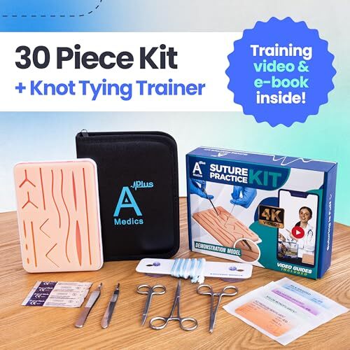Complete Suture Practice Kit for Medical Students w/How-to Suture HD ...