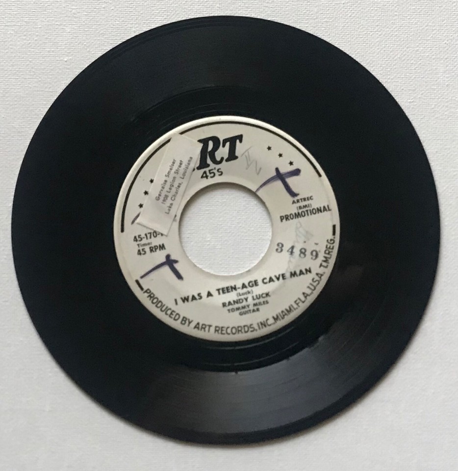 Randy Luck - I Was A Teen-Age Cave Man / Twelve O'Clock - 1958 - RARE ...
