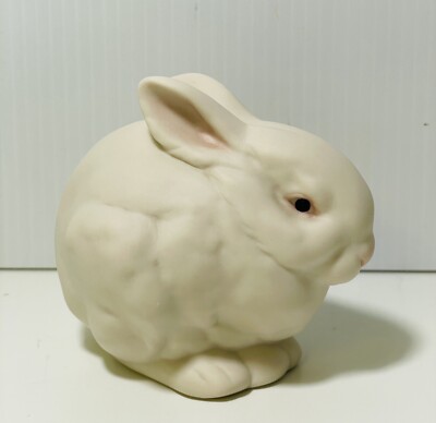 Cybis Mr. Snowball Bunny Rabbit Figurine Bisque Porcelain 3.5” H Signed ...