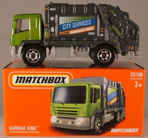 MATCHBOX POWER GRABS #32 Garbage King trash truck, 2024 issue (NEW in ...