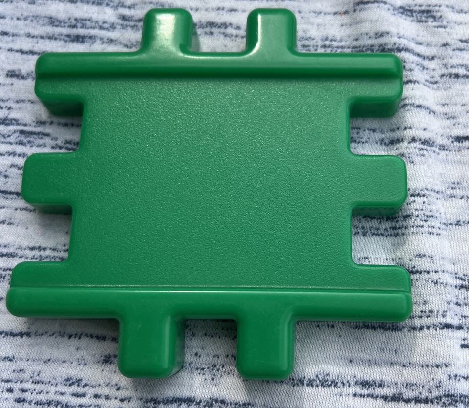 VTG LITTLE TIKES WEE WAFFLE BLOCKS 4” GREEN ROAD STREET REPLACEMENT ...