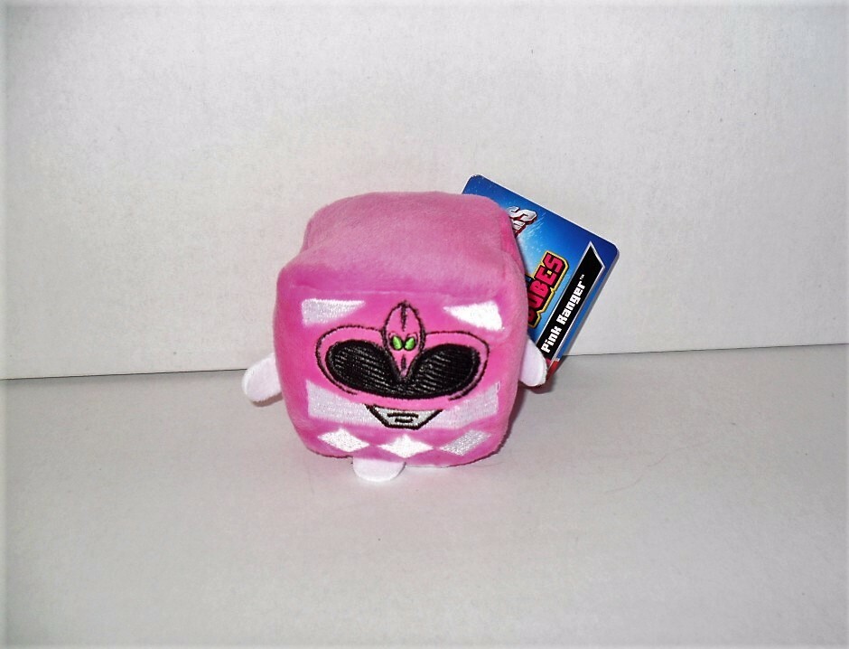 KAWAii CUBES POWER RANGERS PLUSH SINGLE PINK RANGER NEW | eBay