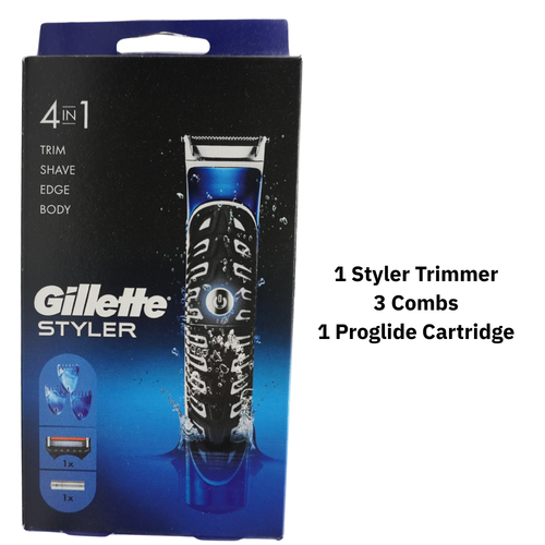 Gillette Fusion ProGlide Styler Beard Trimmer Men's Razor & Edger FREE ...