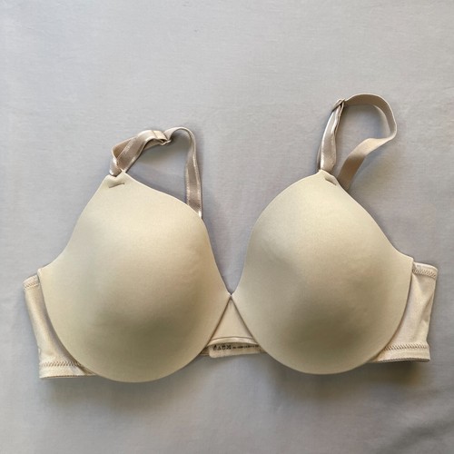 Warners Bra 36B Satin Padded Cups Back Smoothing Full Coverage 01593 | eBay