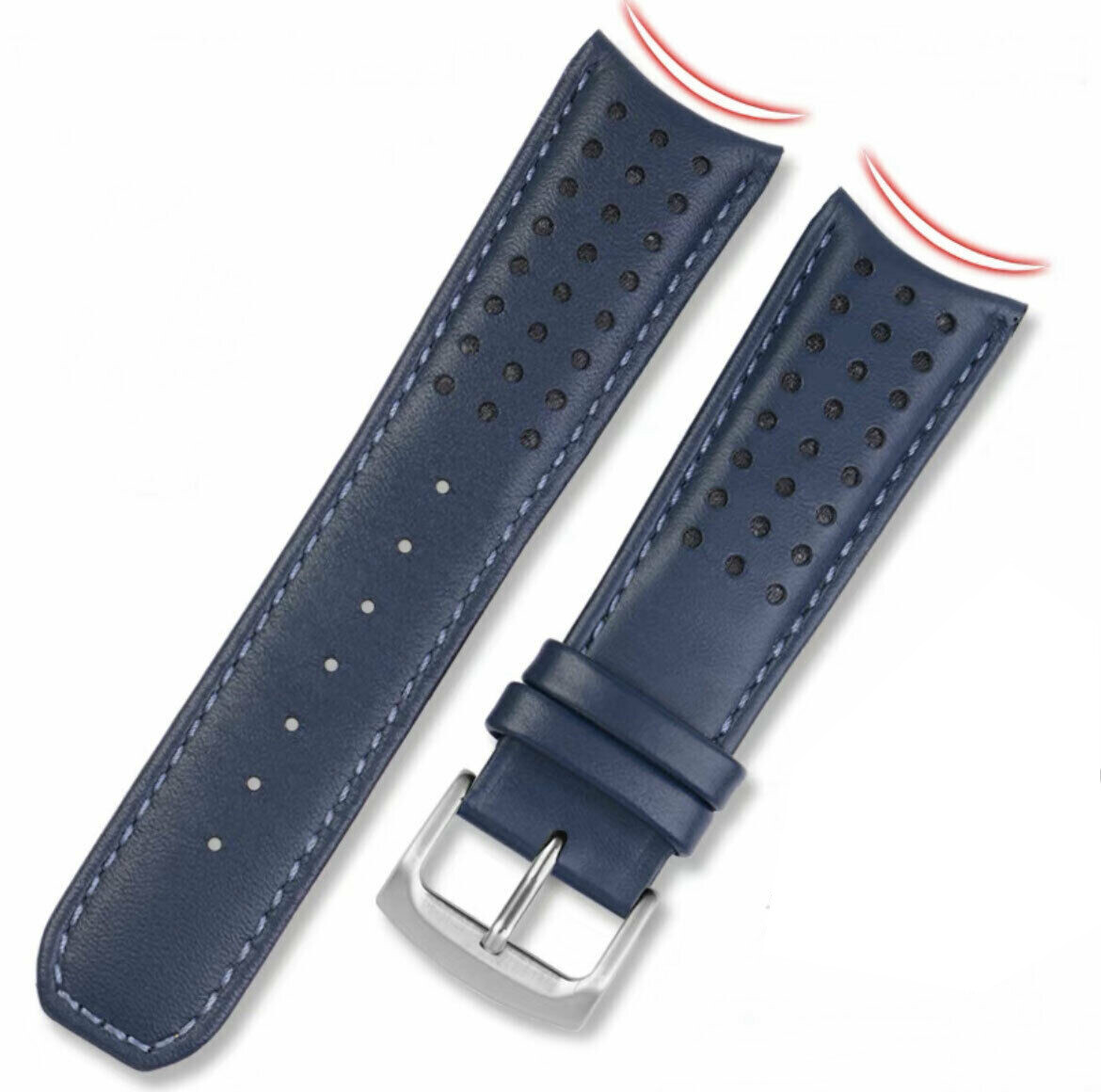 For Citizen Promaster Nighthawk BJ7007-02L Genuine LEATHER Watch Band ...