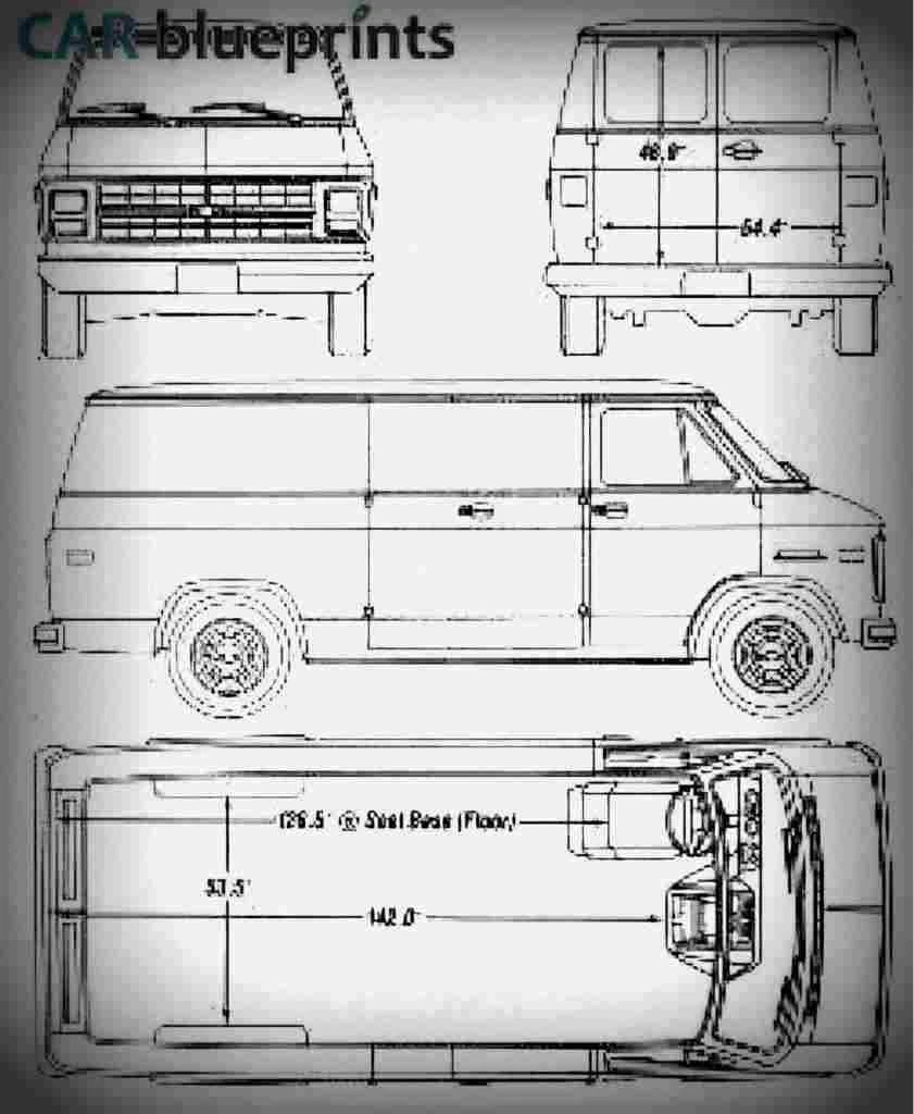 Chevy Car Blueprints