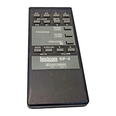 Lexicon CP-2 Sound Processor Dolby Surround Wireless Remote Control ...