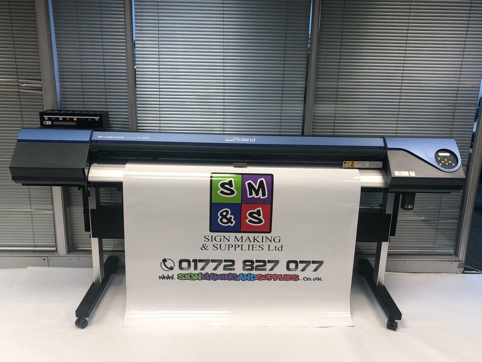 Roland VS-640 Eco Solvent Printer Cutter Mimaki Banners Print Cut ...