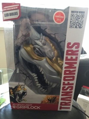 Transformers 3D FX Deco Light Transformer Grimlock Night/Safety Light ...