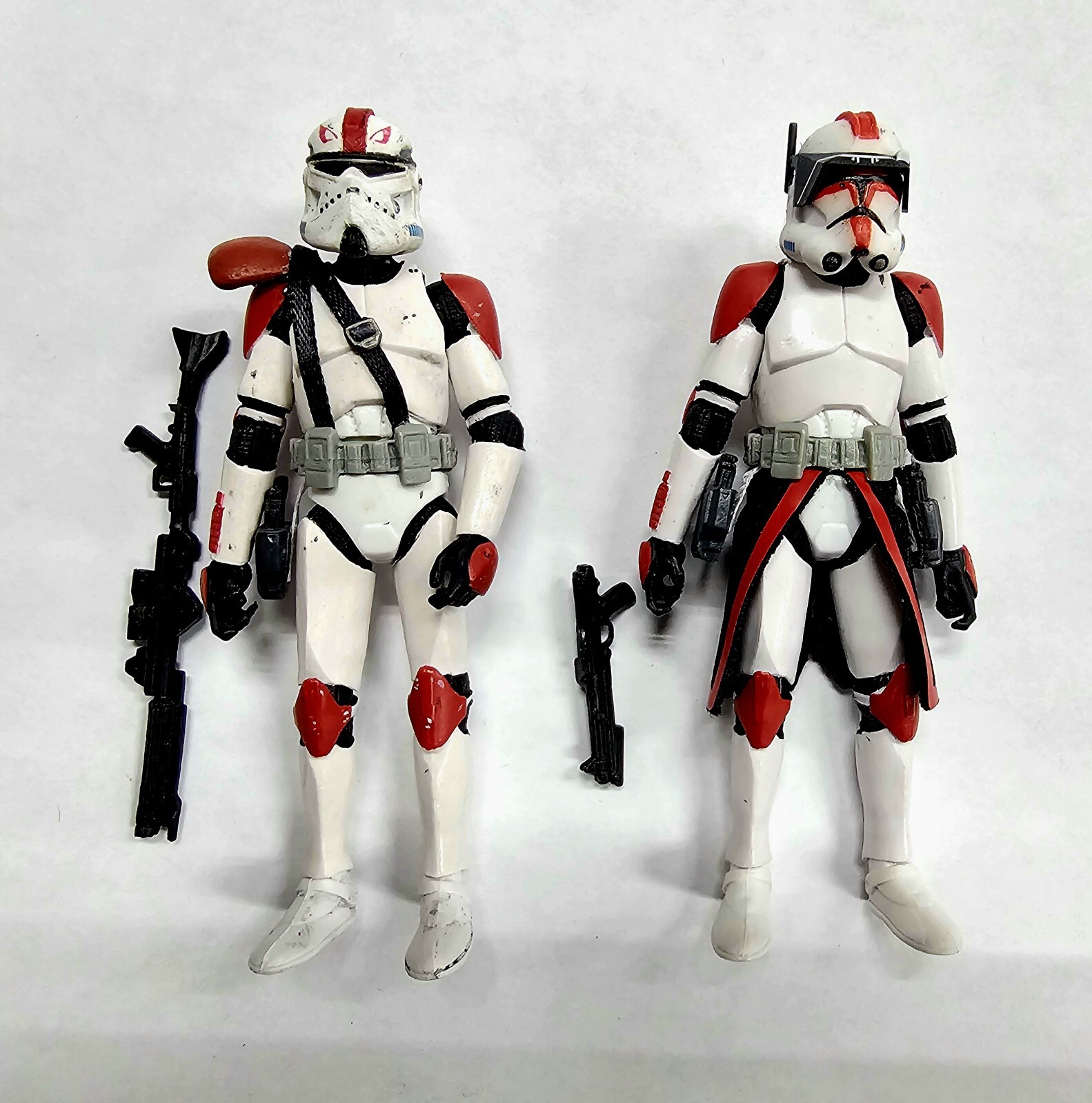 Star Wars 3.75" Custom Lot Clone Captain Fordo Commander Phase 2 ...