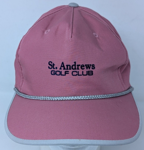 St Andrews Golf Club Course Baseball Hat Cap Strapback Rope Aureus ...