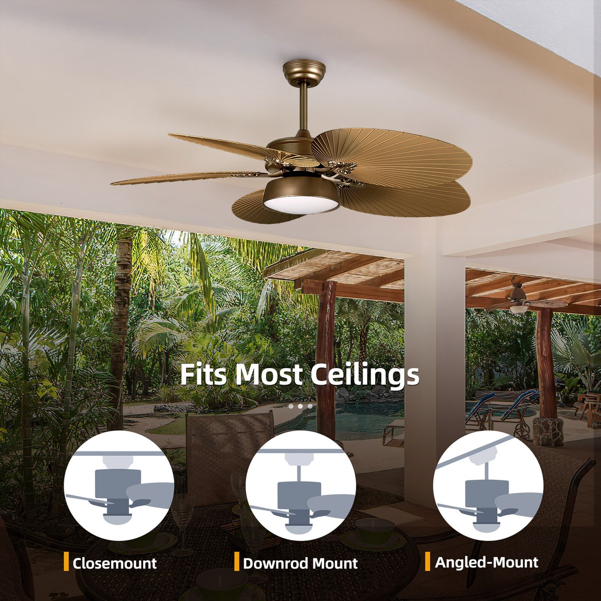 Reversible Ceiling Fans With Lights | Shelly Lighting