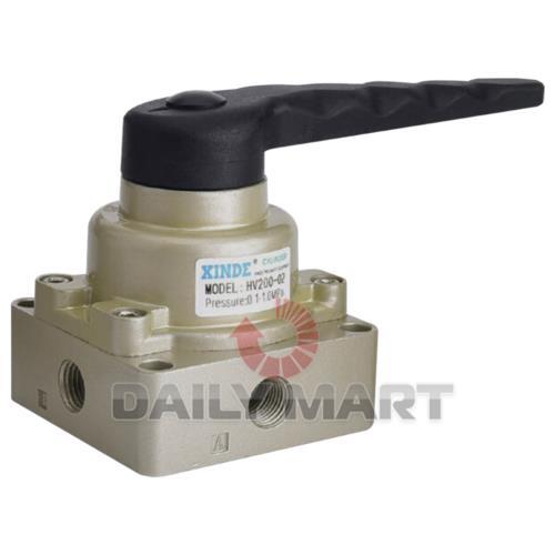 New In Box HV200-02 Pneumatic Switch Three Four-way Hand Rotary Valve ...