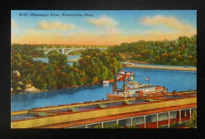 1940s Mississippi River Northern Terminal Federal Barge Lines ...