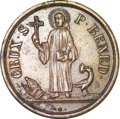 P1305 Médaille St Benoit Benedict 480-547 CSSML NDSMD Croix SUP ->Faire ...