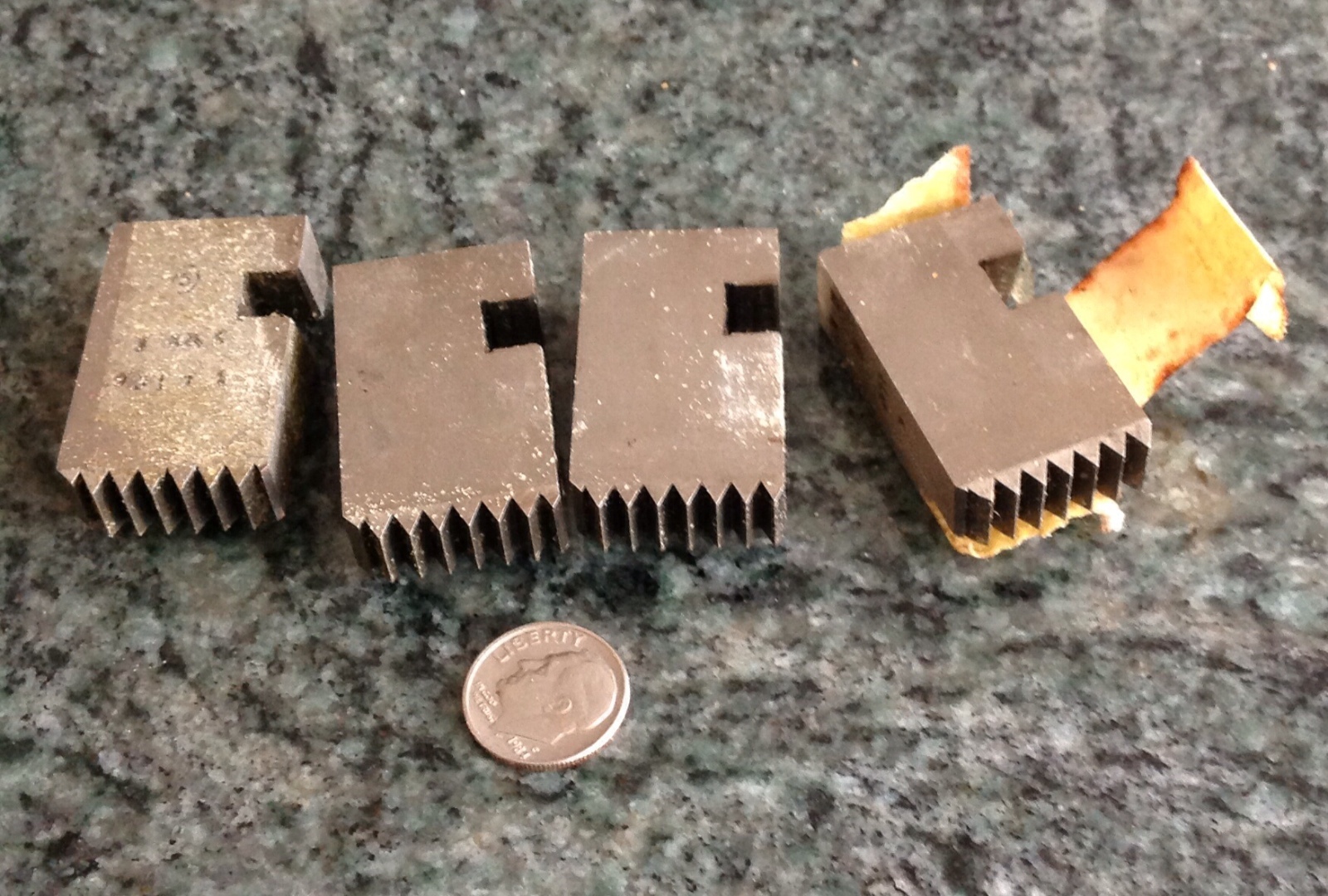 4 Geometric threading chasers 3 3/4 C 3 inch nps NPT old stock machine ...