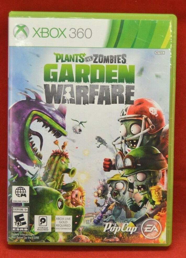 Xbox 360 Plants VS Zombies Garden Warfare Game Clean Disc Previously ...