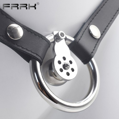 Inverted Men Chastity Cage Plug with 22mm Solid Metal Ball Sissy ...