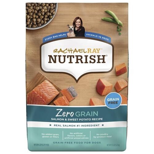 Rachael Ray™ Nutrish® Zero Grain® Salmon, Sweet Potato & Pea Dry Dog ...