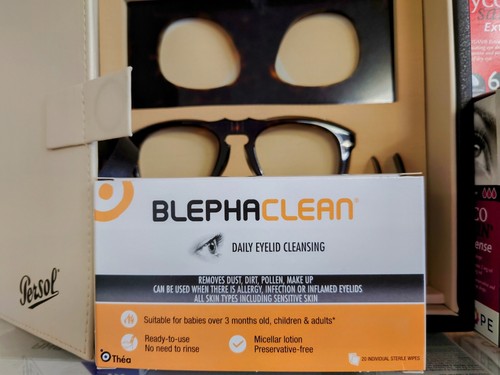 Blephaclean 20 Preservative-Free Wipes blephasol blephagel Thea dry eye ...