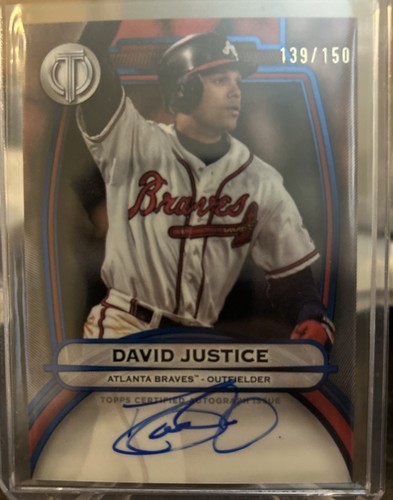 2024 Topps Tribute Autograph David Justice | eBay