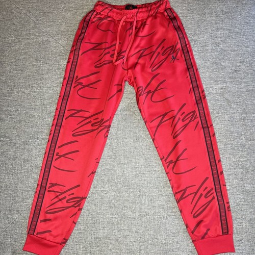 Nike Air Jordan Jogger Sweatpants M Red Graphic Jumpman | eBay