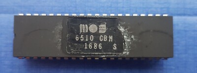 MOS 6510 CBM CPU Chip for Commodore 64 Genuine part in ESD box_1686 S ...