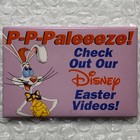 Vintage Disney Who Framed Roger Rabbit Released VHS Video Pin Back ...