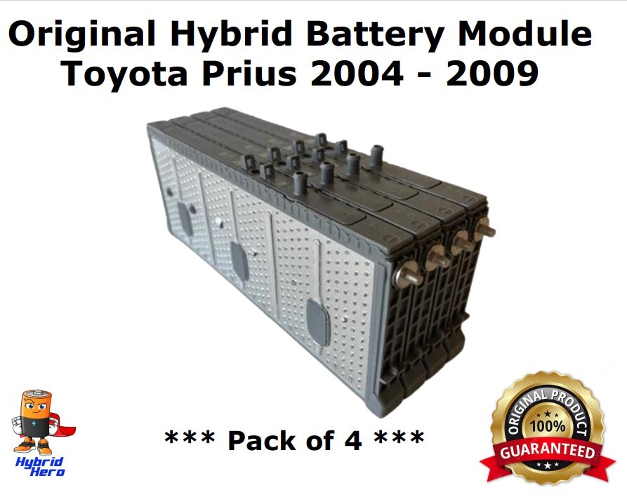 Pack of 4 OEM Original Toyota Prius Brand NEW Hybrid Battery Module ...