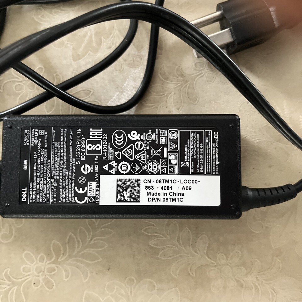 Dell 6TM1C 65W Laptop Power Adapter | eBay