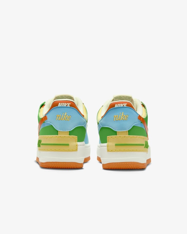 Nike WMNS Air Force 1 Shadow "Coconuts Milk/Monarch" DZ1847-103 New [US ...