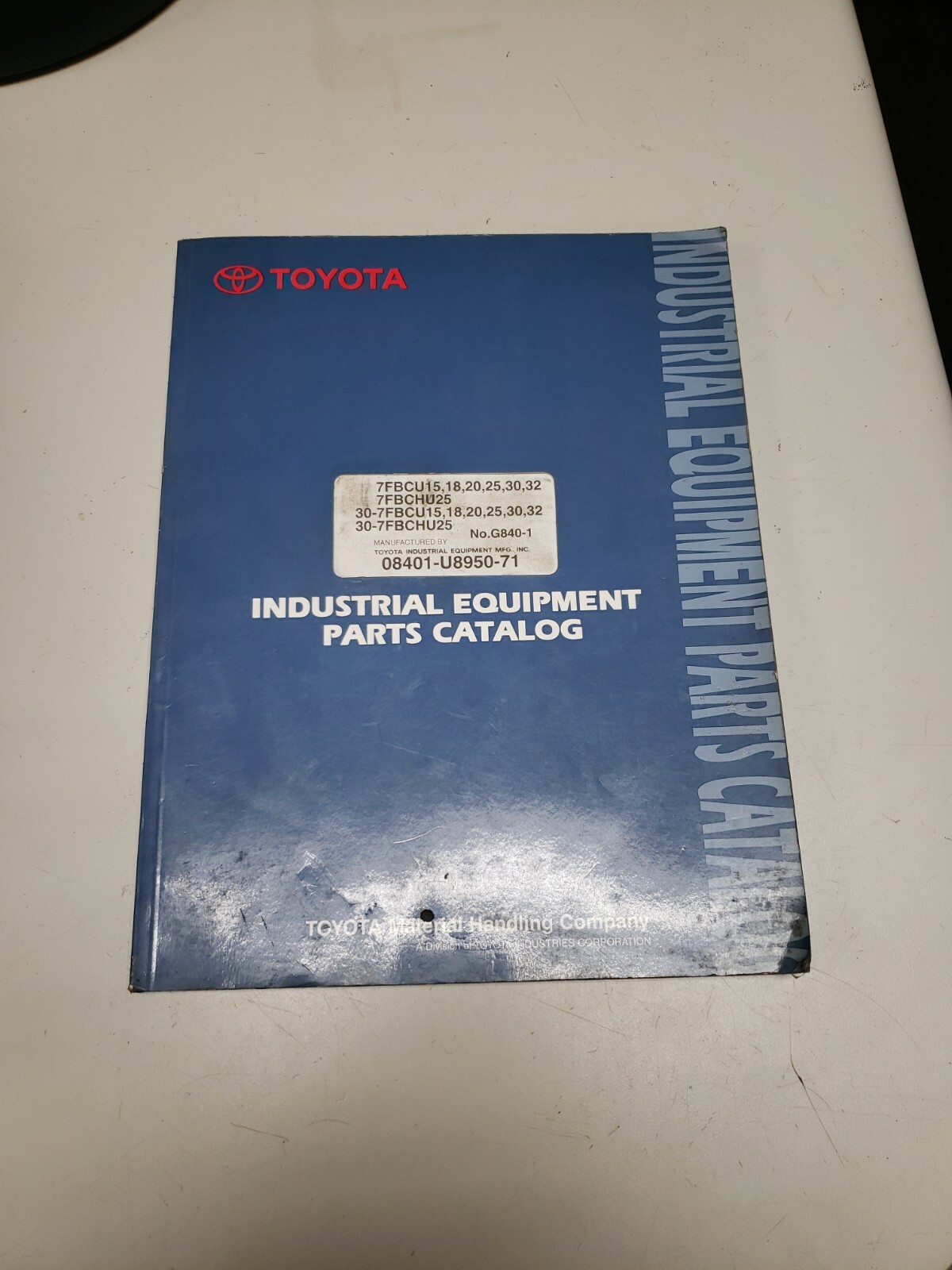 Toyota Forklift 7FBCU15 18 20 25 30 32 7FBCHU25 Parts Catalog Manual | eBay