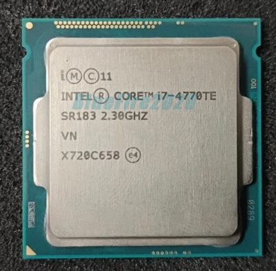 Intel Core I7-4770TE FCLGA1150 2.3GHz 4C/8T 8MB 5GT/s 45W CPU Processor ...