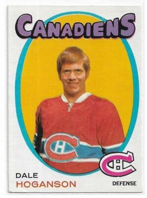 DALE HOGANSON 1971-72 OPC O-Pee-Chee Hockey card #149 Montreal ...