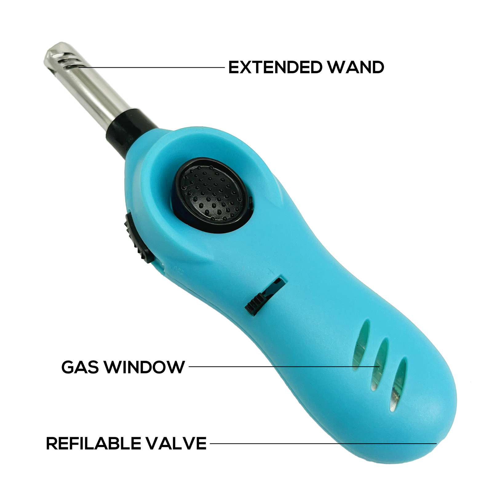 Mini Candle Lighter Long Neck with Safety Lock Butane Already Filled ...