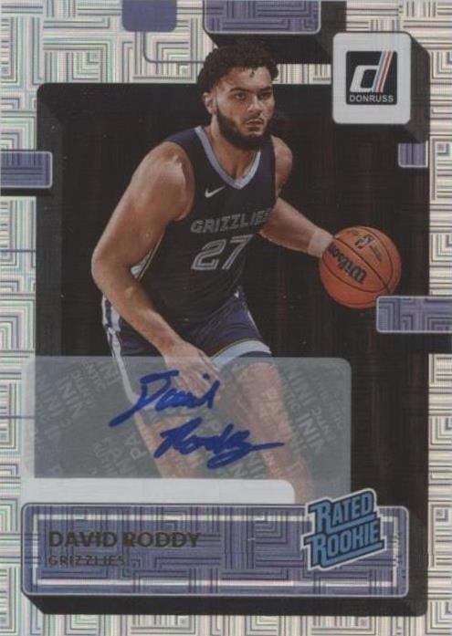 2022-23 Panini Donruss - Rated Rookie David Roddy #223 Choice ...