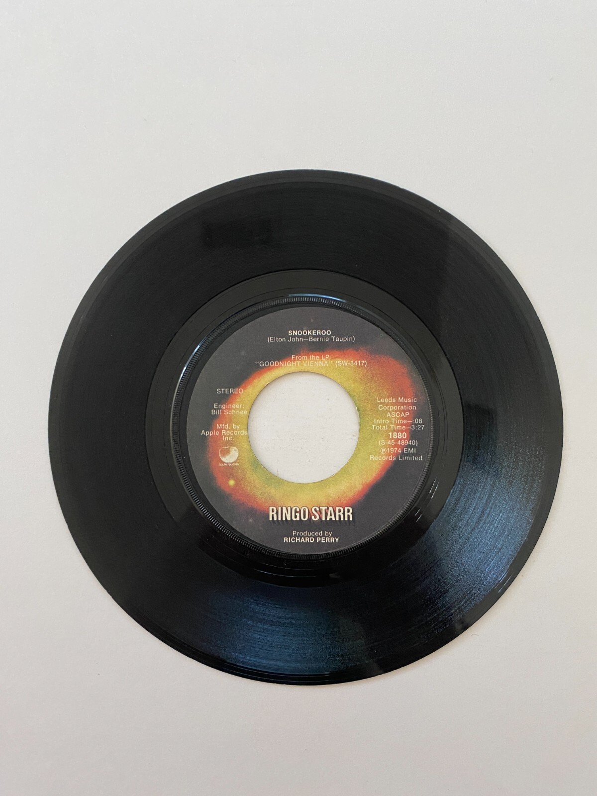 Ringo Starr – "No No Song" Vinyl, 7", 45 RPM Single Classic Pop Rock ...