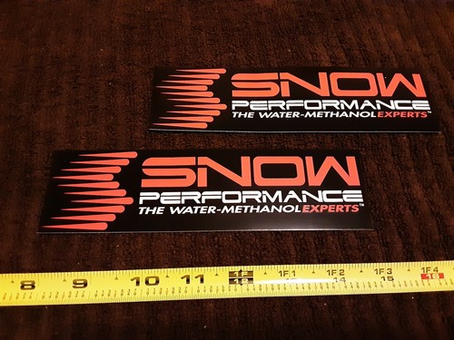 Lot of 2 SNOW Performance Water Methanol Injection Racing Decals ...