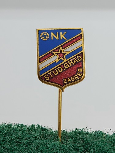 NK STUD. GRAD Zagreb Croatia football soccer club vintage pin badge ...