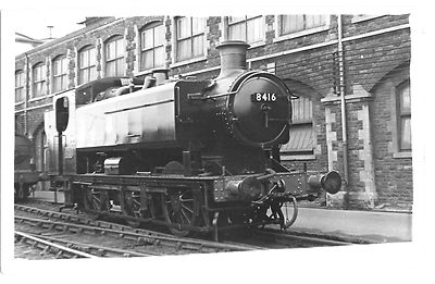 GWR 9400 Class 0-6-0PT Locomotive no 8416 at Swindon Works, PC size ...