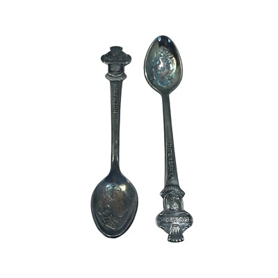 Vintage Rolex silver collectible spoon set, Interlaken Bucherer of ...
