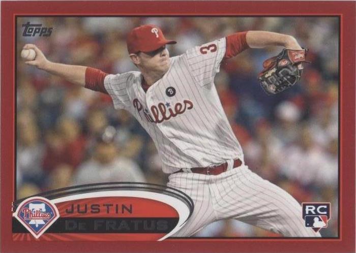 2012 Topps - Justin De Fratus #243 Red Border (RC) for sale online | eBay