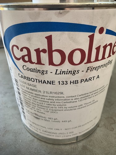 Carboline URETHANE CONVERTER 133 Color 0909 & 1Gal Carbothane 133 HB ...