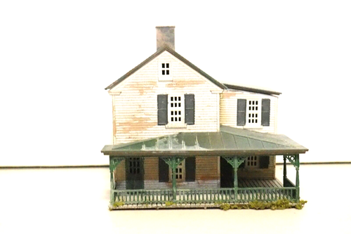 RESIDENCE WITH A WRAP AROUND PORCH. ("HO SCALE" MODEL) | eBay