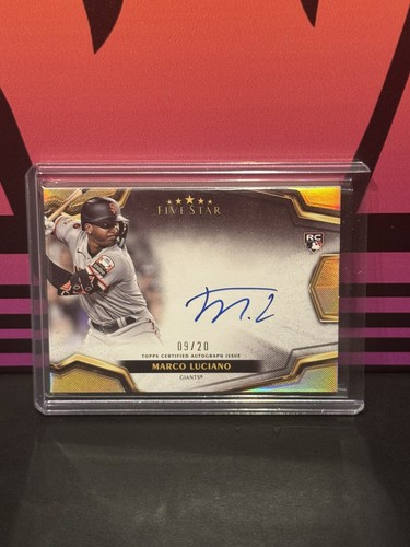 2024 Topps Five Star Marco Luciano Five Star Signatures Autograph /20 ...